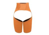China Ergonomic Orange Thigh Shaper Sweat Thigh Trimmer With 3 Straps for sale