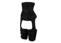 China Waist And Thigh Trainer  Black 2  Loop Belts   Waist Thigh Trimmer  MHW100024B for sale
