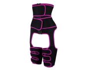 China Neoprene 3 In 1 Waist And Thigh Trimmer Booty Sculptor Pink Three Thigh Belts for sale