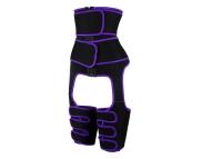 China Waist Thigh Butt Trainer Purple Two  Loop Belts Belly And Thigh Trimmer MHW100024PU for sale
