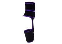 China Waist Thigh Butt Trainer Purple Two  Loop Belts Belly And Thigh Trimmer MHW100024PU for sale