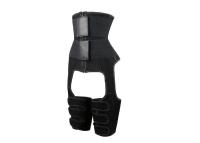 China Black Double Belt NANBIN Plus Size Waist Cincher Ultra Sweat Waist And Thigh Trimmer for sale