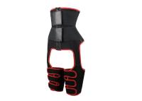 China Red Velcro 3 In 1 Thigh Trimmer NANBIN Waist Trainer With Thigh Bands for sale