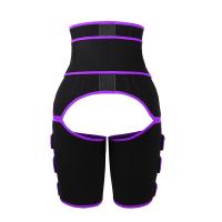 China Sweet Sweat Waist And Thigh Trimmer Purple Velcro Sweet Sweat Waist And Thigh Trimmer MHW100118PU for sale