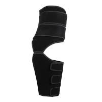 China Black Velcro Belt Waist Thigh Trimmer High Waist Compression Thigh Trimmer for sale
