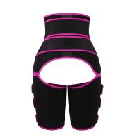 China Large High Waist Trainer Thigh Trimmer Butt Lifter Pink Elastic Band Quick Dry for sale