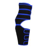 China Blue Velcro Three Belt Neoprene Waist And Thigh Trimmer Customized for sale