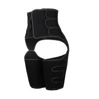 China Black Elastic Band Belly And Thigh Trimmer Neoprene Booty Sculptor Thigh Trimmers for sale