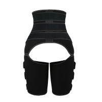China Black Elastic Band Belly And Thigh Trimmer Neoprene Booty Sculptor Thigh Trimmers for sale