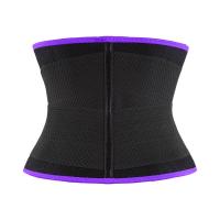 China Leather Label Waist Trimmer Belt 43.3 Inch Stomach Sweat Wrap for sale