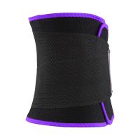 China Leather Label Waist Trimmer Belt 43.3 Inch Stomach Sweat Wrap for sale