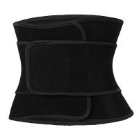 China Double Velcro Waist Trimmer Belt Workout Waist Trainer Sweat Belt for sale