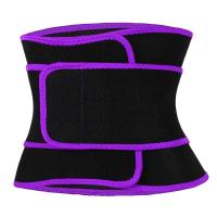 China Double Velcro Waist Trimmer Belt Workout Waist Trainer Sweat Belt for sale