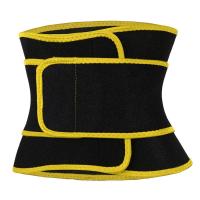 China Double Velcro Waist Trimmer Belt Workout Waist Trainer Sweat Belt for sale