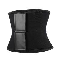 China 4 Steel Boned Waist Trainer Tummy Reducer Belt Workout Stomach Sweat Band for sale