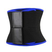 China 4 Steel Boned Waist Trainer Tummy Reducer Belt Workout Stomach Sweat Band for sale