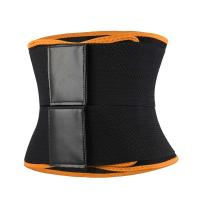 China 4 Steel Boned Waist Trainer Tummy Reducer Belt Workout Stomach Sweat Band for sale