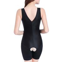 China Black Nude XXL Full Body Shaper With Open Crotch 70% Nylon 15% Spandex for sale