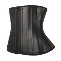 China 2XS XS Black Zipper Latex Sport Waist Trainer To Wear While Working Out for sale