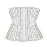 China Hollow White 3XS-6XL Latex Sport Waist Trainer For Lower Belly Fat for sale