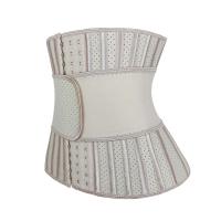 China Nude Single Belt Latex Sport Waist Trainer 25 Steel Boned Corset for sale