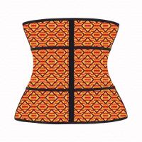 China Sweat Fit Adjustable Waist Trimmer Kente Cloth Everyday Waist Cincher for sale