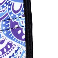 China Blue Floral Print 3 Rows Of Hook Waist Trainer Lower Belly Pooch Winter Use for sale