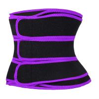 China Stomach Shaper Belt Power Gym 3 Belts Waist Trainer With Three Straps for sale