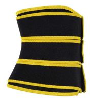 China Neoprene 3 Belts Waist Trainer Black And Yellow Corset For Tummy Flattening for sale
