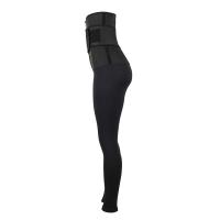 China Single Belt Neoprene High Waisted Workout Leggings With Built In Waist Trainer for sale