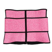 China Skin Friendly Stomach Waist Trimmer Belt YKK Zipper Waist Reducing Corset for sale