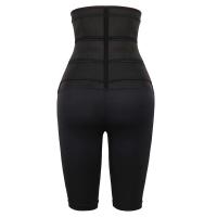 China Three Belts SBR Waist Trainer Leggings Zipper Waist Training Leggings for sale