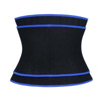 China NANBIN Blue Neoprene Fabric Waist Trainer Velcro Waist Cincher for sale