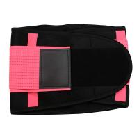 China Fluorescent Pink And Black Waist Trainer 2XL 80% Neoprene 20% Nylon for sale