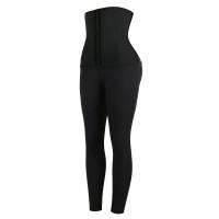 China Customized Ladies Black Shaping Yoga Leggings Without Waist Belts for sale