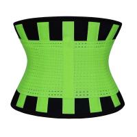 China OEM Green Neoprene Sauna Waist Trainer Corset Sweat Belt S-XL for sale