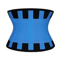China Blue Neoprene Waist Trainer 2XL Neoprene Body Trimmer For Weight Loss for sale