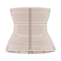 China 3XS Nude Waist Cincher Latex 3 Belts Waist Trainer For Back Posture for sale