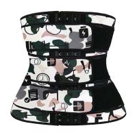 China Neoprene Waist Trainer 3 Belt Zip And Velcro Waist Trainer For Better Posture for sale