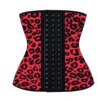 China Red Leopard Waist Cincher 6XL Plus Size Waist Shapewear Tummy Control for sale