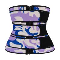 China Latex Three Strap Waist Trainer 3XS Curves Waist Trimmer Belt With Zipper for sale