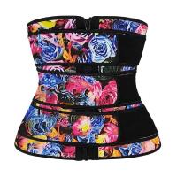China Latex Three Strap Waist Trainer 3XS Curves Waist Trimmer Belt With Zipper for sale