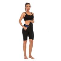 China Hook Eye Waist Trainer Leggings Blue Spalding Body Shaping Yoga Pants for sale