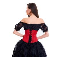 China Embroidered 2XL Bandage Corset Dress Bustier And Corset For Girls for sale