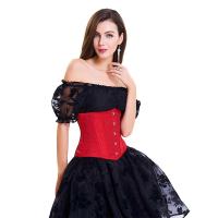 China Embroidered 2XL Bandage Corset Dress Bustier And Corset For Girls for sale