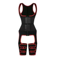 China 9 Steel Bone Full Body Shaper High Waist Tummy And Thigh Shaper With Zipper for sale
