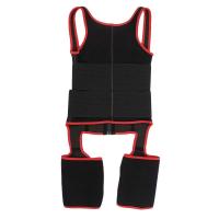China 9 Steel Bone Full Body Shaper High Waist Tummy And Thigh Shaper With Zipper for sale