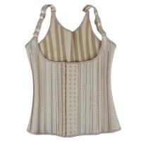 China 25 Steel Bones Breathable Nude Hollow Waist Trainer Vest With Adjustable Strap MH1878 for sale