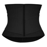 China Black Waist Trimmer Sweat Belt Neoprene With Hooks Everyday Wear MHW100328B for sale