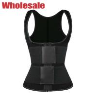 China U Shape 5X Workout Waist Trainer Vest Neoprene Sauna Suit Plus Size for sale